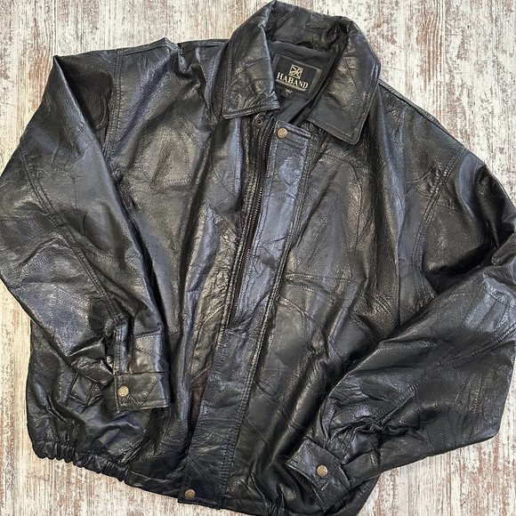 Haband | Jackets & Coats | Haband Leather Jacket | Poshmark